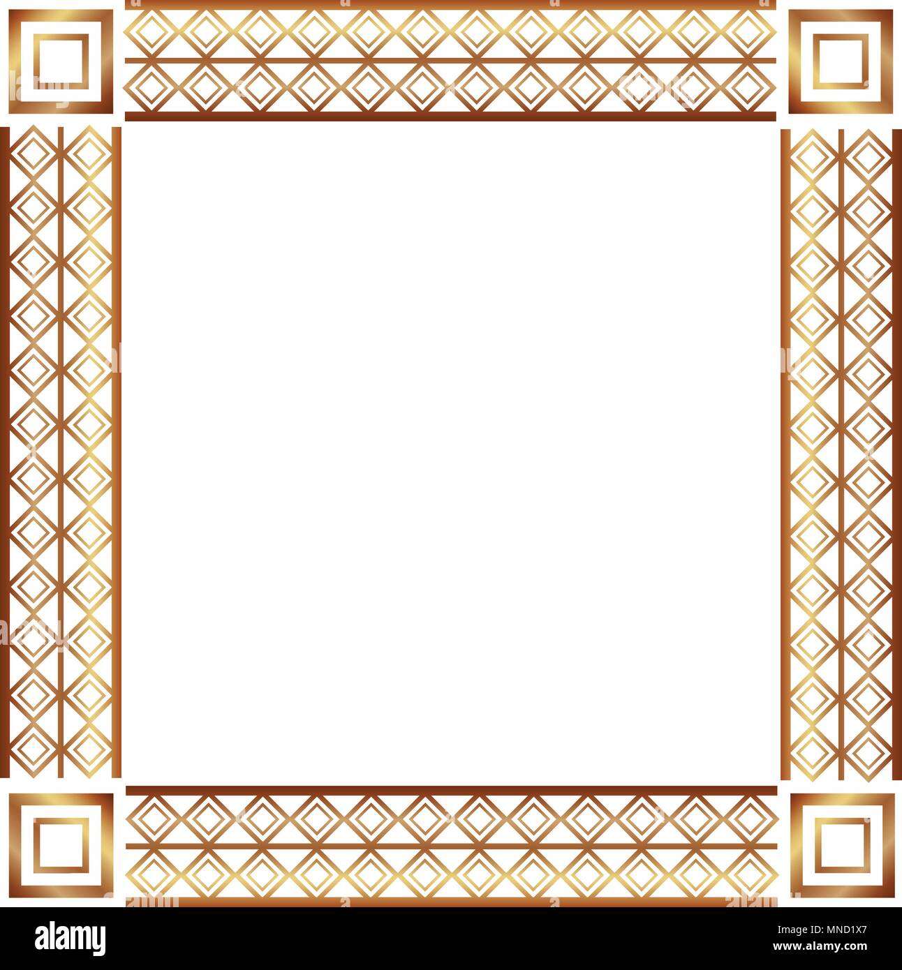 square victorian golden frame Stock Vector Image & Art - Alamy