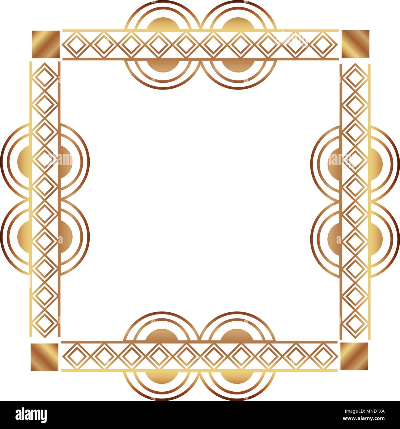 square victorian golden frame Stock Vector Image & Art - Alamy