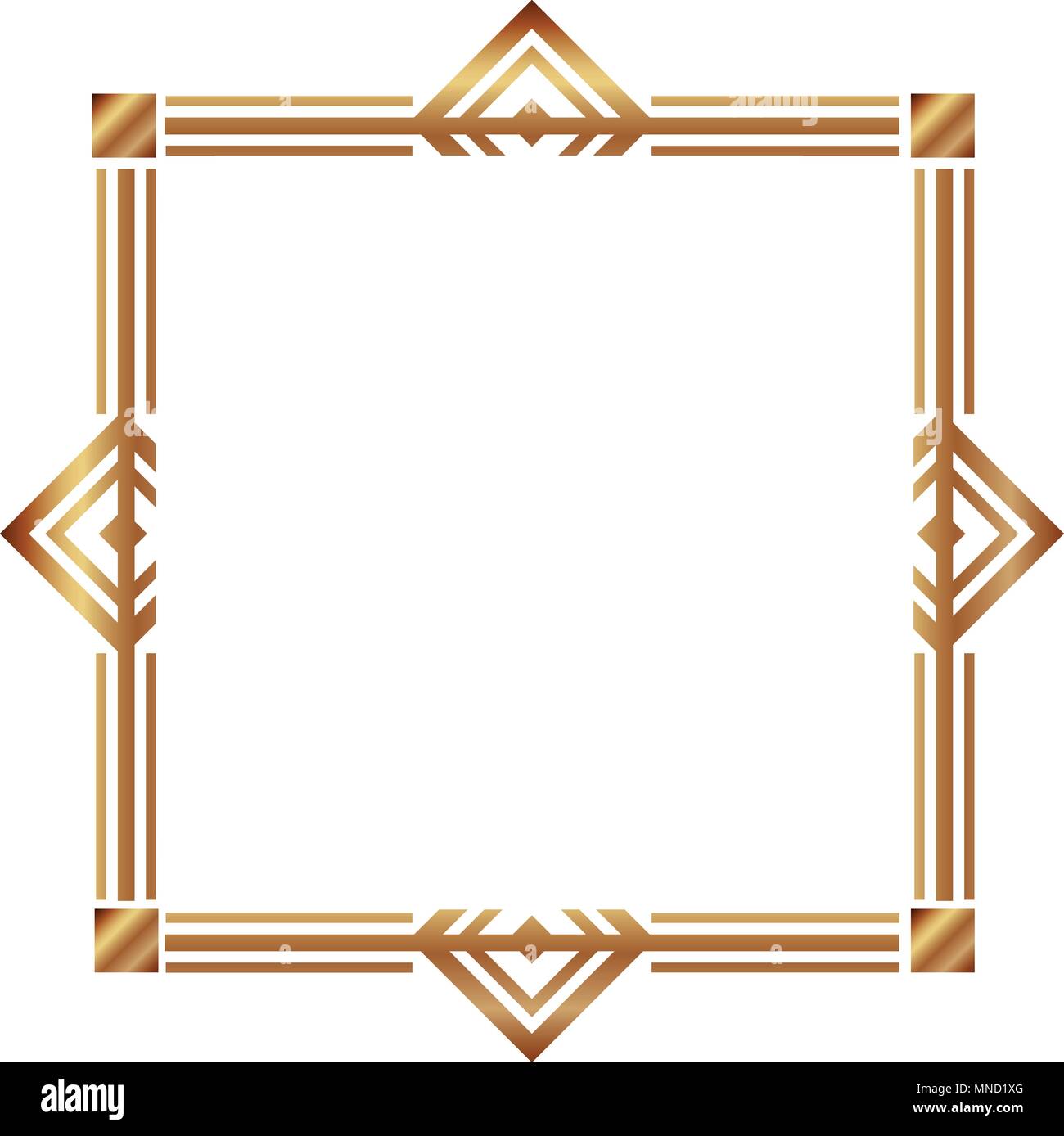 square victorian golden frame Stock Vector Image & Art - Alamy