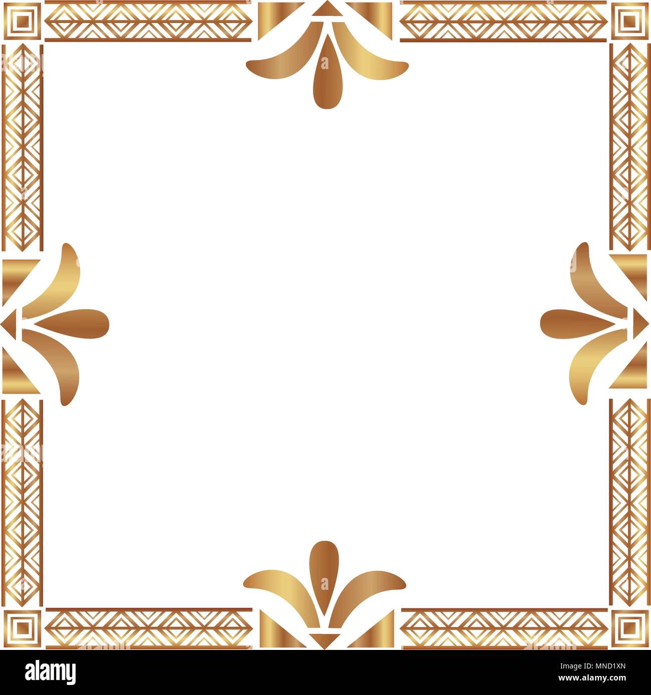 square victorian golden frame Stock Vector Image & Art - Alamy