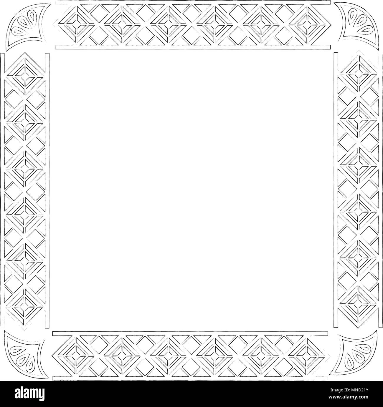Square Victorian Frame