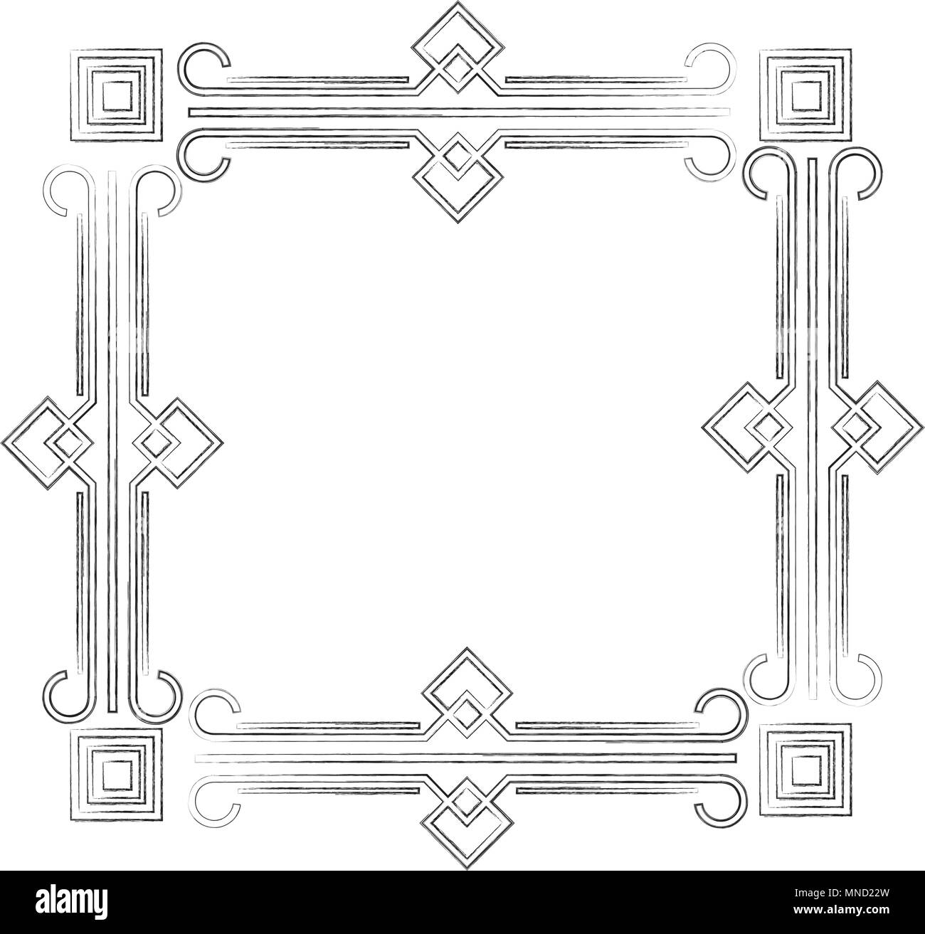 Rococo mirror Black and White Stock Photos & Images - Alamy