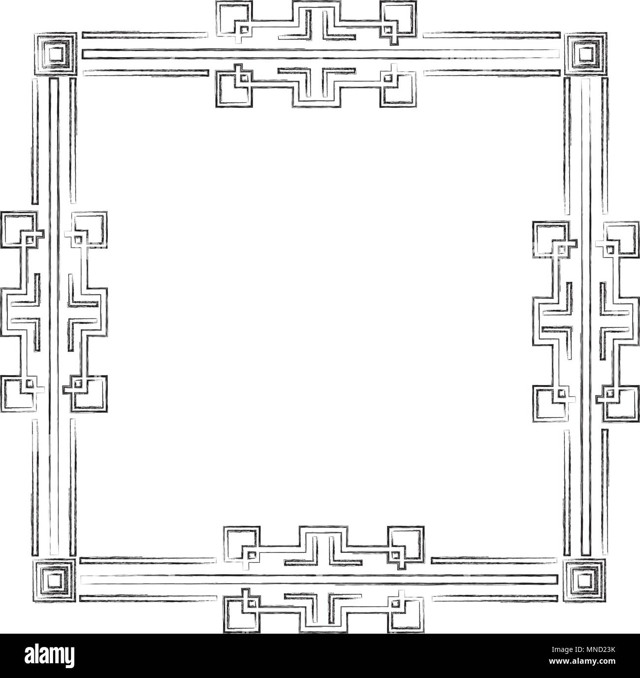 square victorian frame isolated icon Stock Vector Image & Art - Alamy