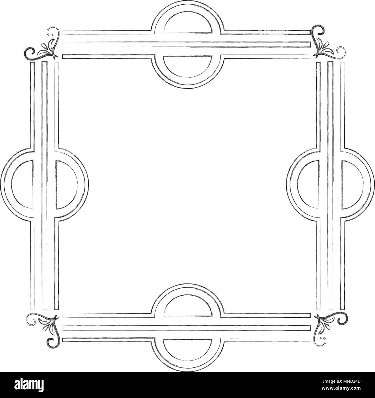square victorian frame isolated icon Stock Vector Image & Art - Alamy