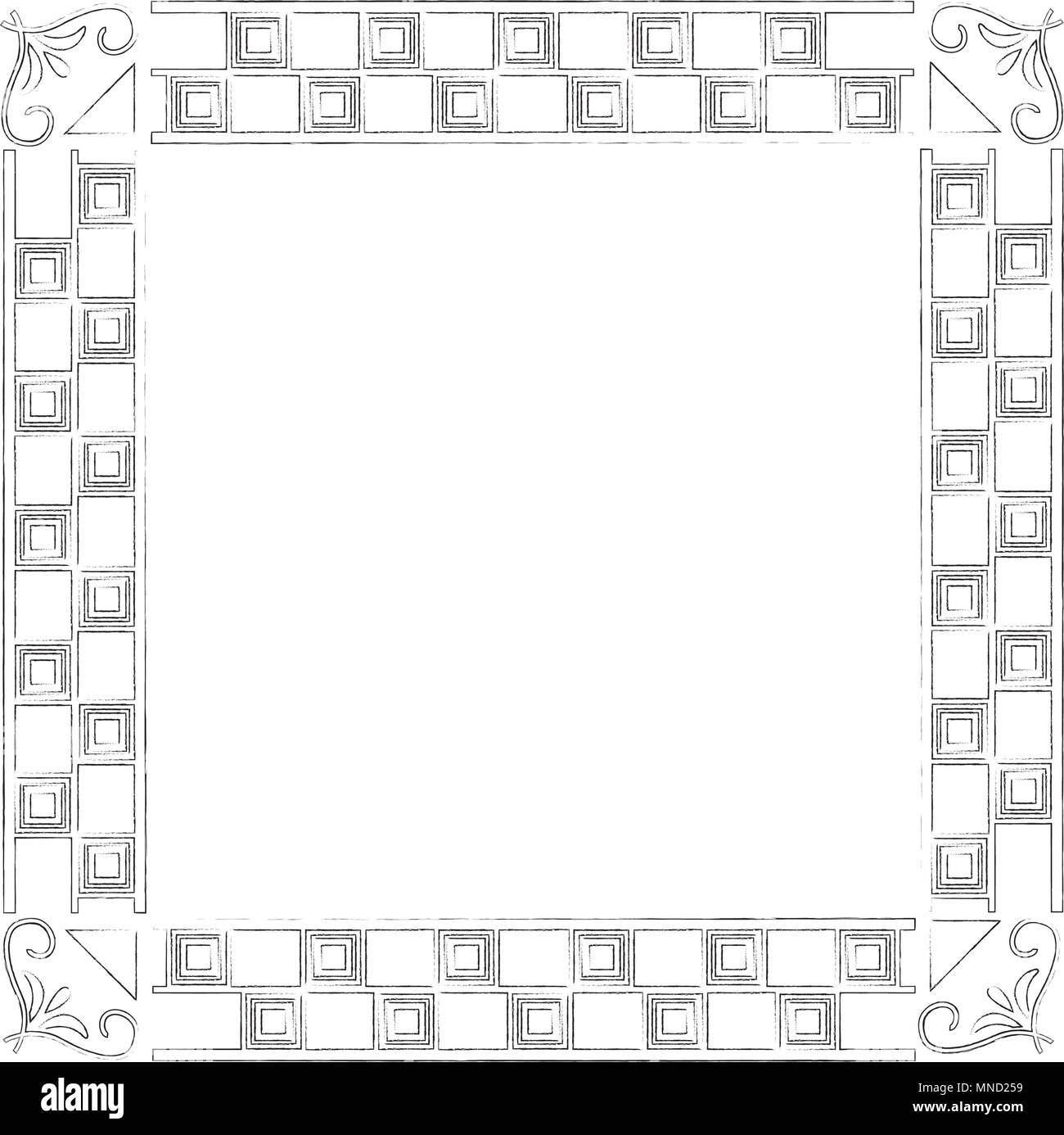 square victorian frame isolated icon Stock Vector Image & Art - Alamy