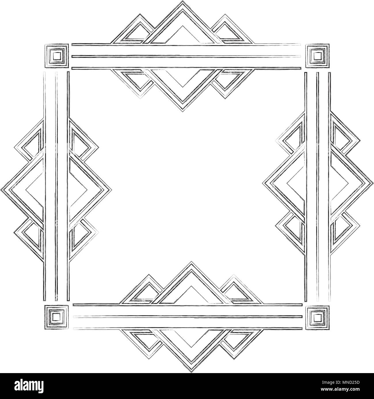 square victorian frame isolated icon Stock Vector Image & Art - Alamy