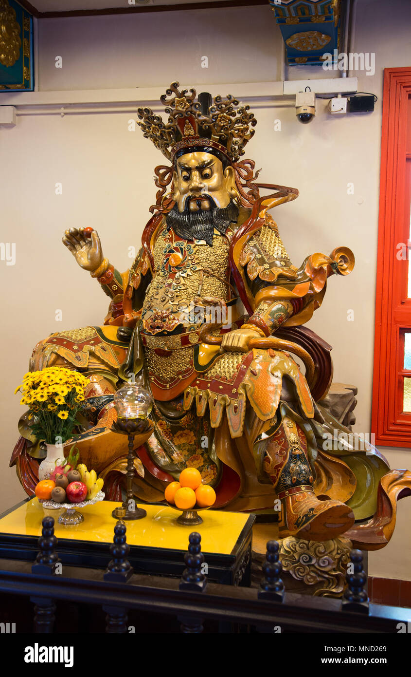 Interior of the Po Lin monastery on Lantau Island (Hong Kong Stock ...