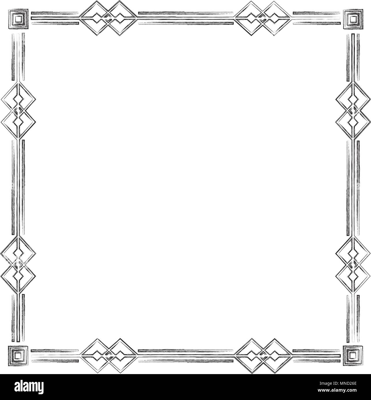 square victorian frame isolated icon Stock Vector Image & Art - Alamy