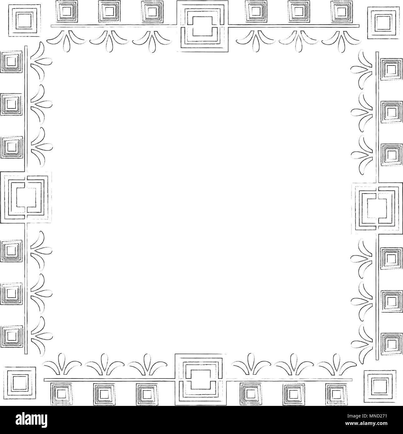 square victorian frame isolated icon Stock Vector Image & Art - Alamy