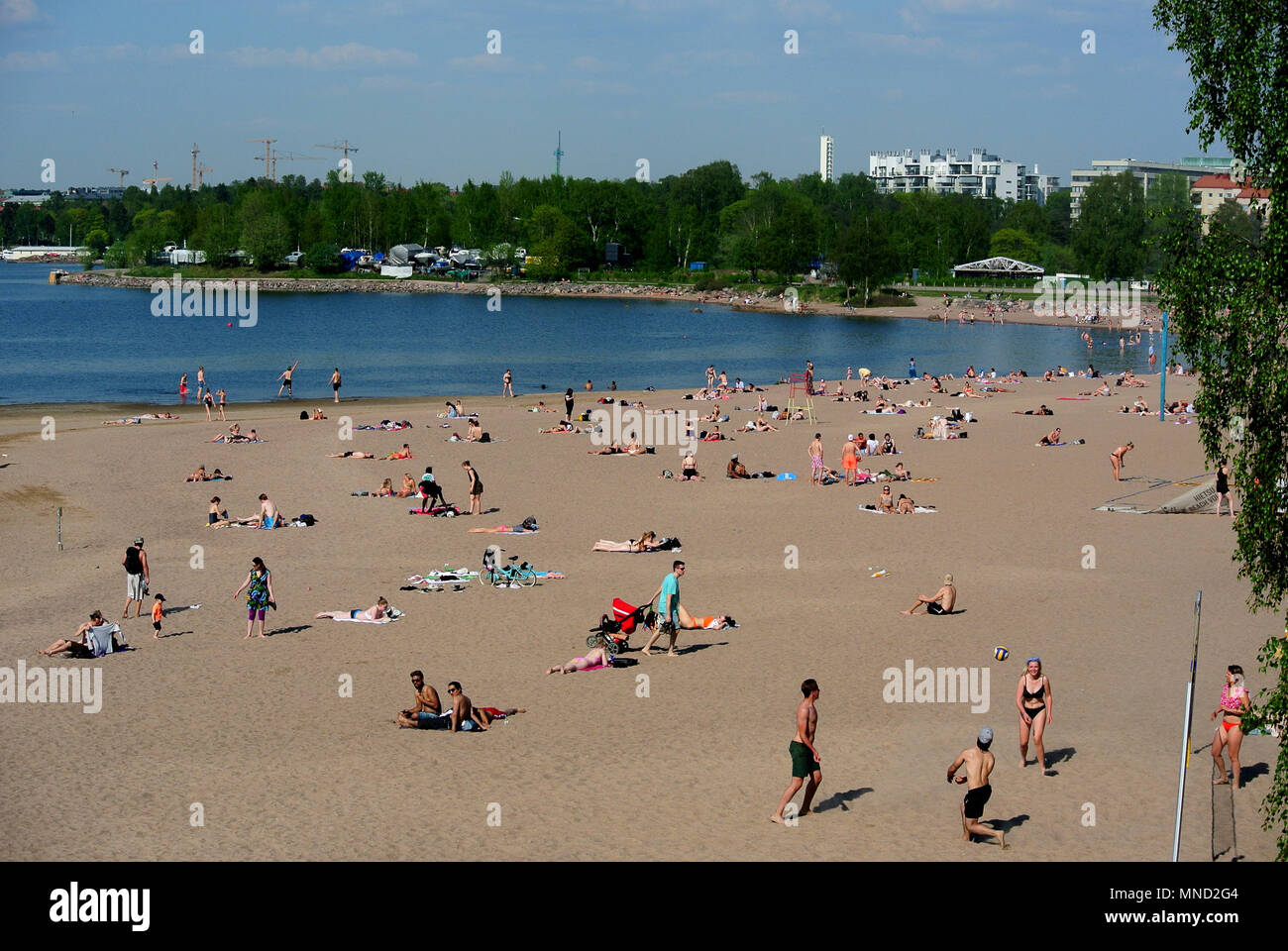 Helsinki hietaniemi beach hi-res stock photography and images - Alamy