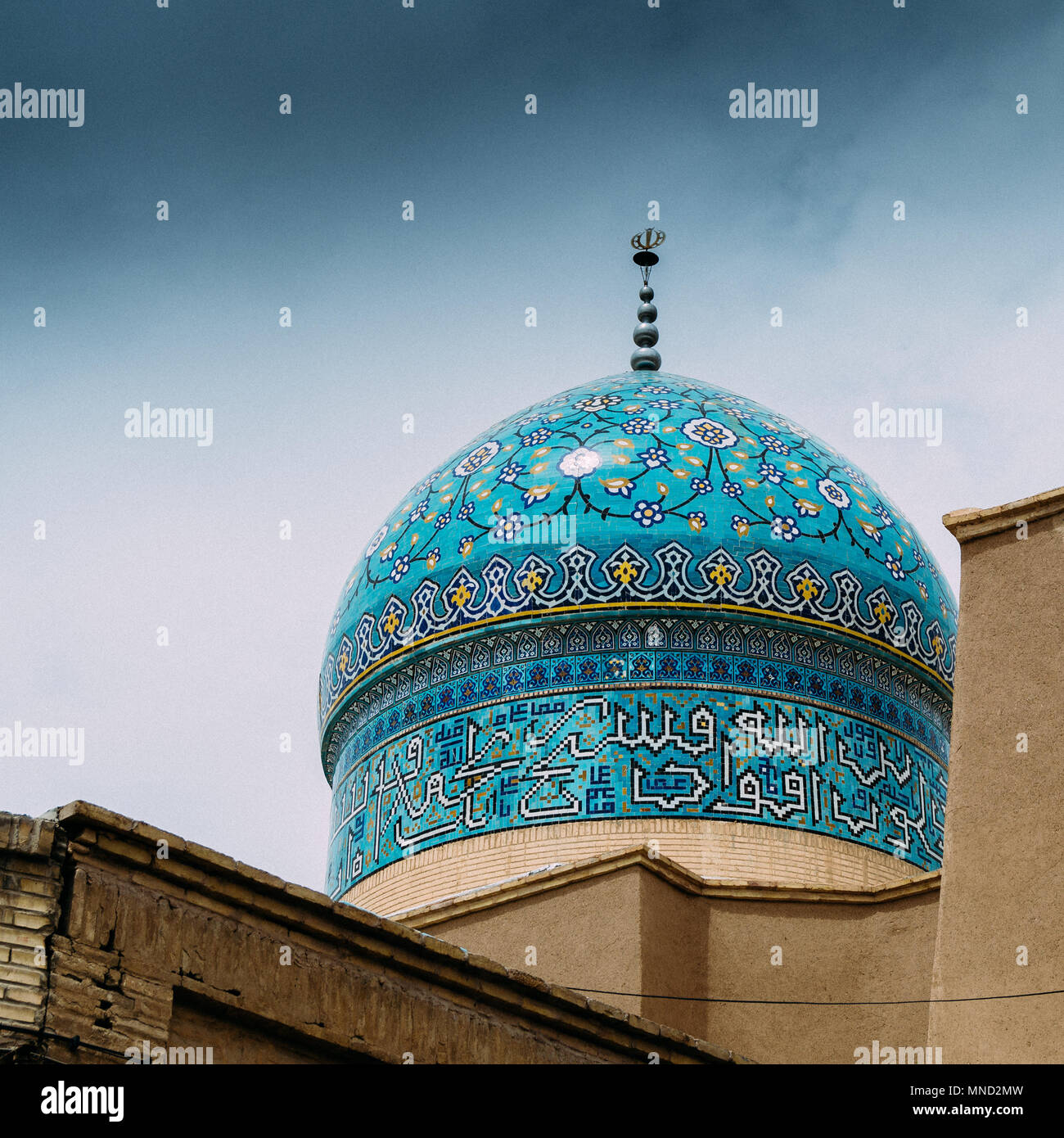View to the cupola of the Jameh mosque in Yazd, Iran Stock Photo - Alamy