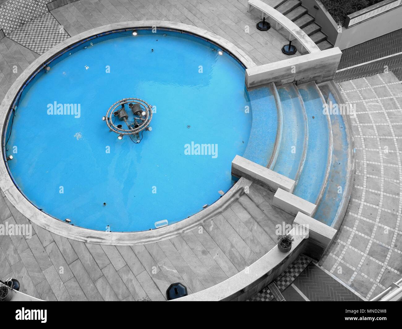 Fountain overhead view. Concept: Architecture Stock Photo - Alamy