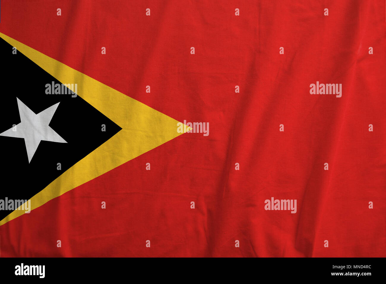 Flag of East Timor Stock Photo - Alamy