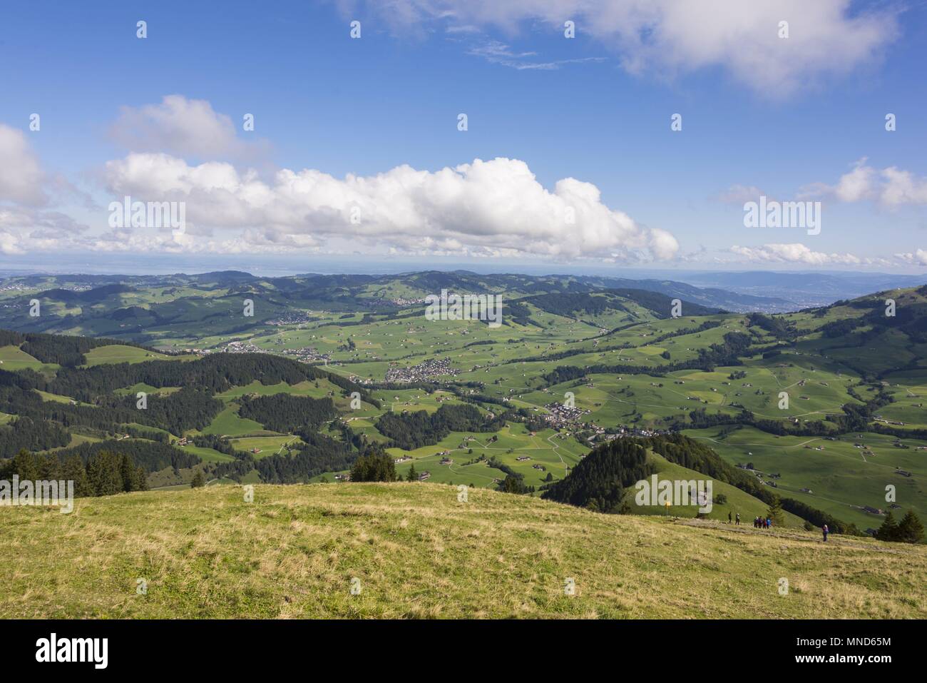 Appenzell region Overview September 2017 | usage worldwide Stock Photo ...