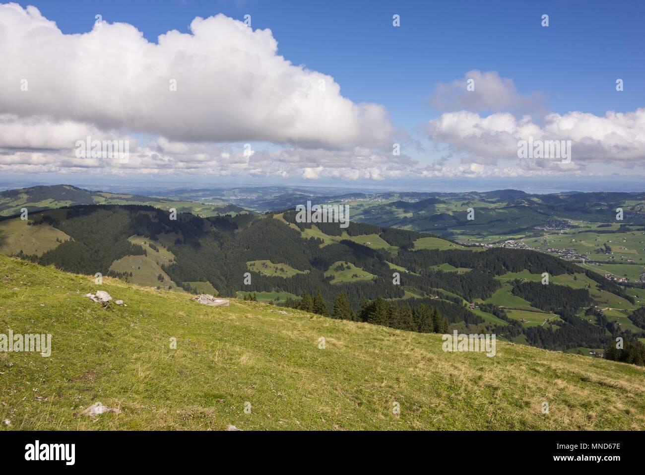 Appenzell region Overview September 2017 | usage worldwide Stock Photo ...