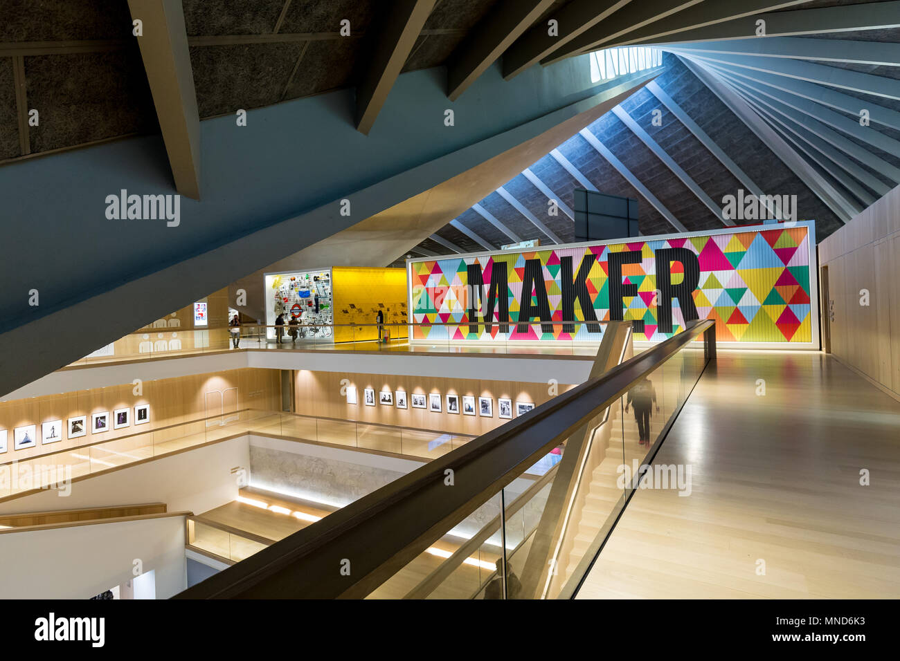 LONDON - MAY 10, 2018: Design Museum London interior Stock Photo - Alamy