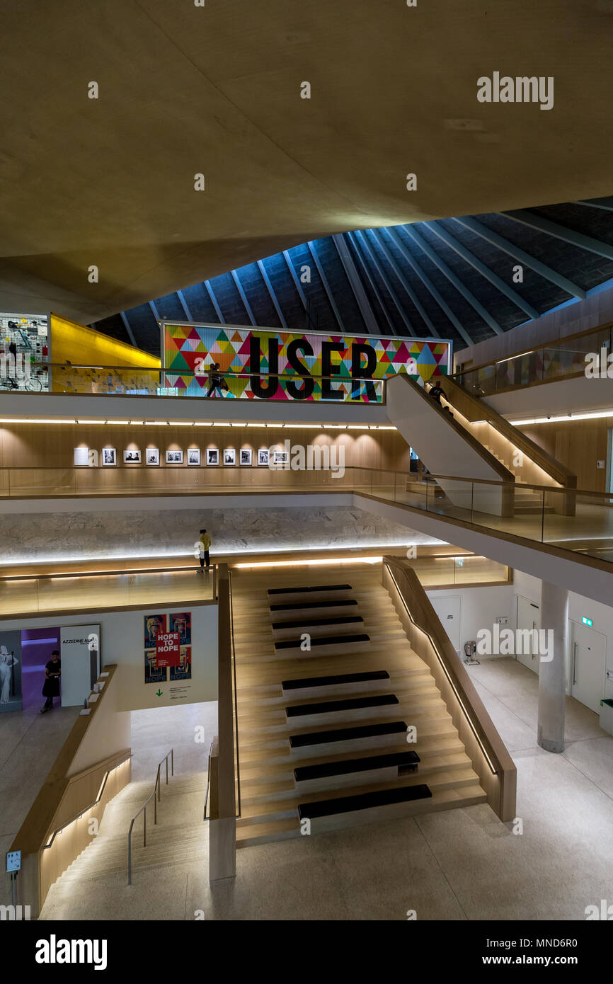 LONDON - MAY 10, 2018: Design Museum London interior Stock Photo - Alamy