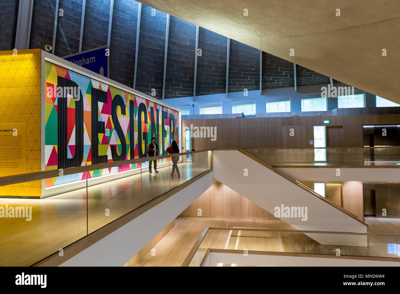 LONDON - MAY 10, 2018: Design Museum London interior Stock Photo - Alamy