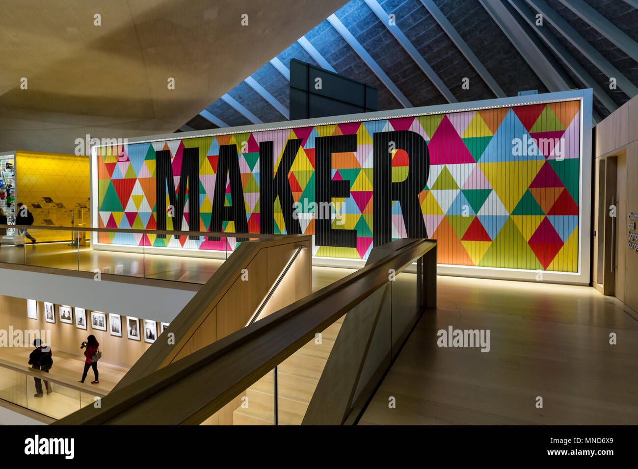 LONDON - MAY 10, 2018: Design Museum London interior Stock Photo - Alamy
