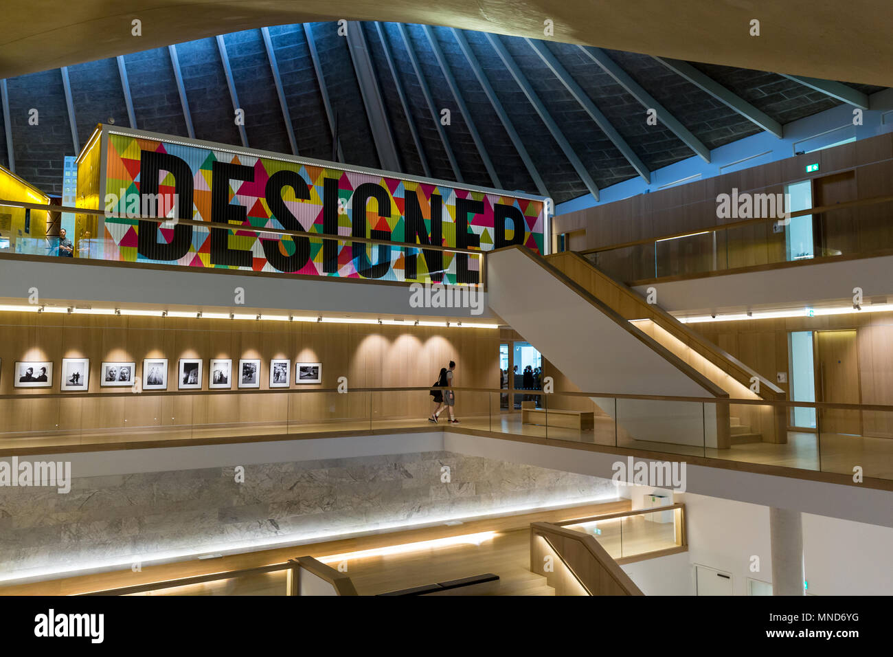 LONDON - MAY 10, 2018: Design Museum London interior Stock Photo - Alamy