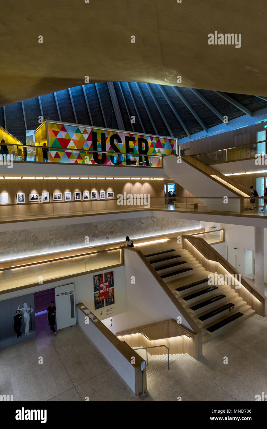 LONDON - MAY 10, 2018: Design Museum London interior Stock Photo - Alamy