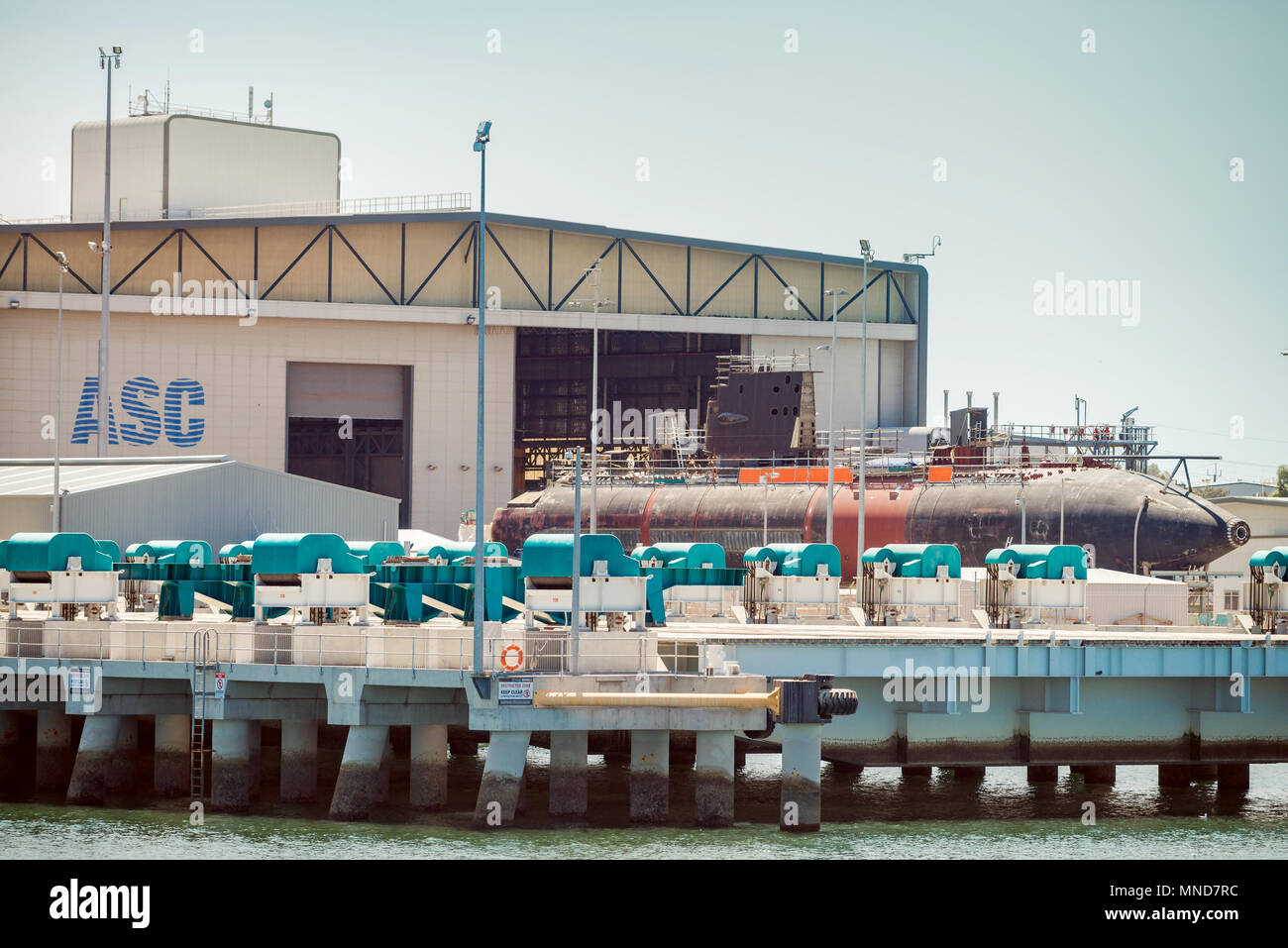 Adelaide, South Australia - January 26, 2014: Australian Submarine ...