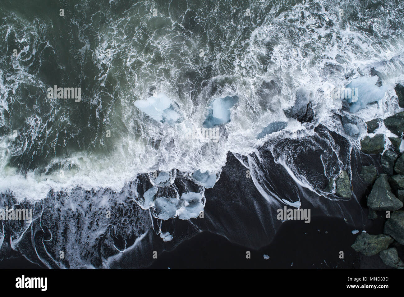 Drone image iceberg ice hi-res stock photography and images - Alamy