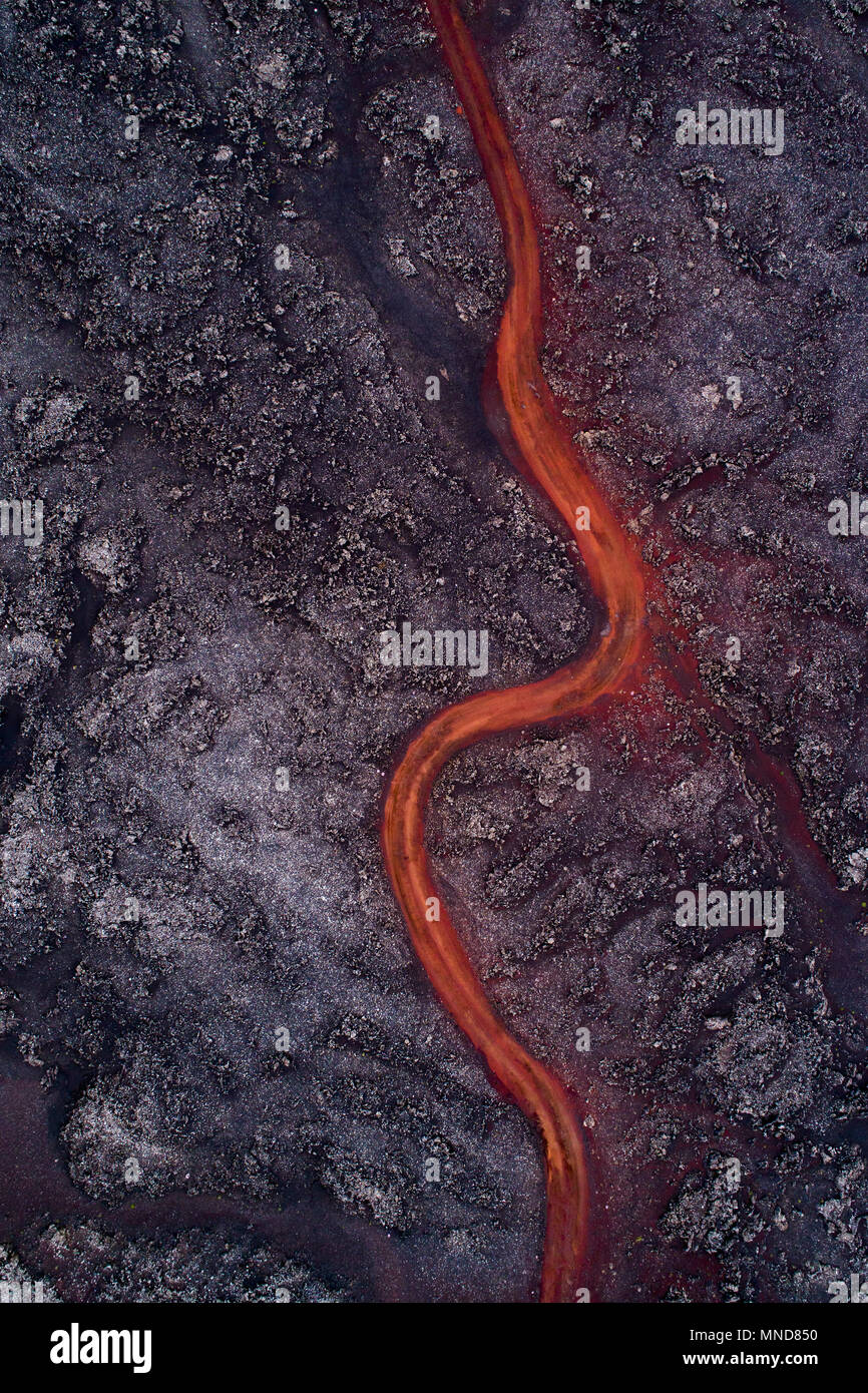 Aerial view lava formation hi-res stock photography and images - Alamy