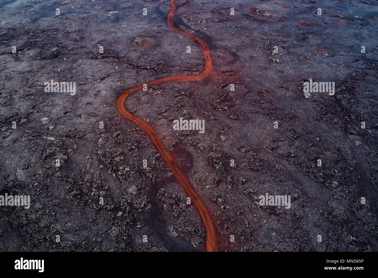 Aerial view lava formation hi-res stock photography and images - Alamy