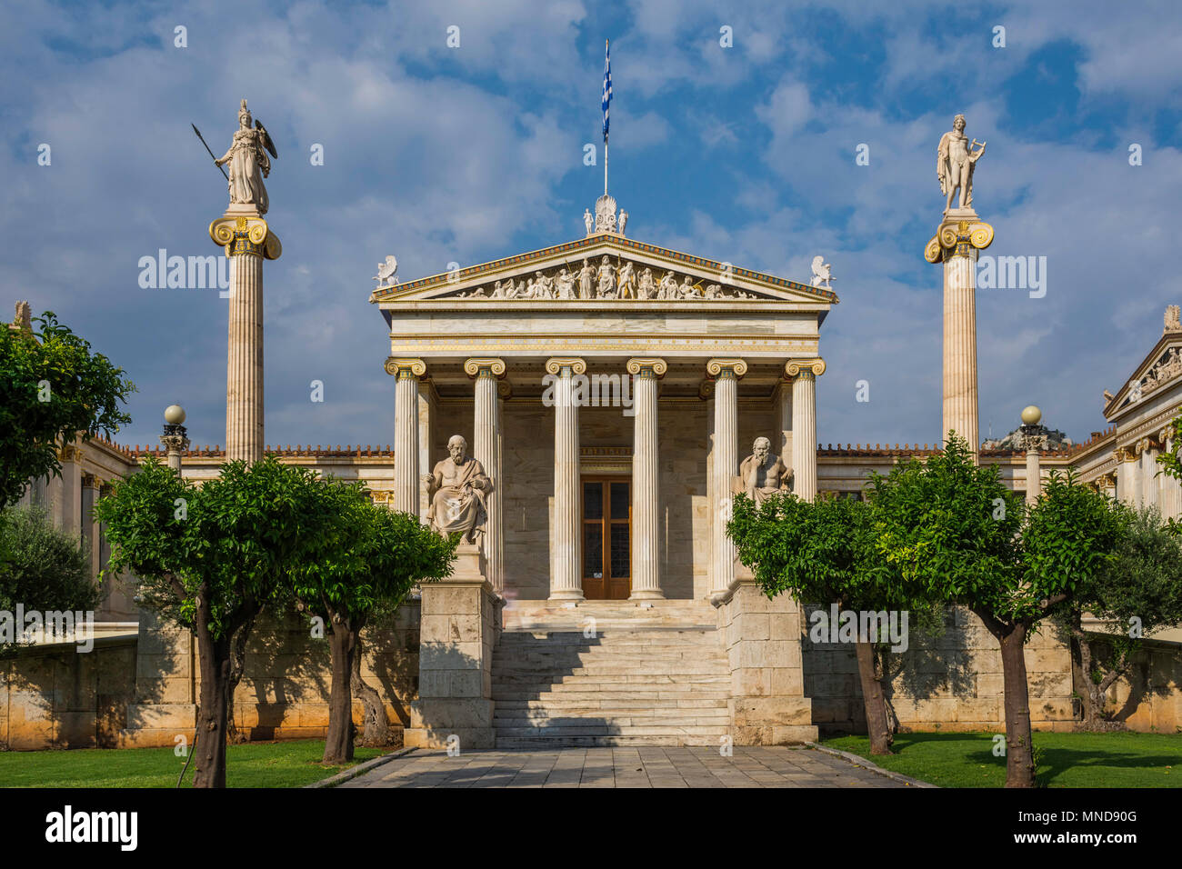 Academy of athena hi-res stock photography and images - Alamy