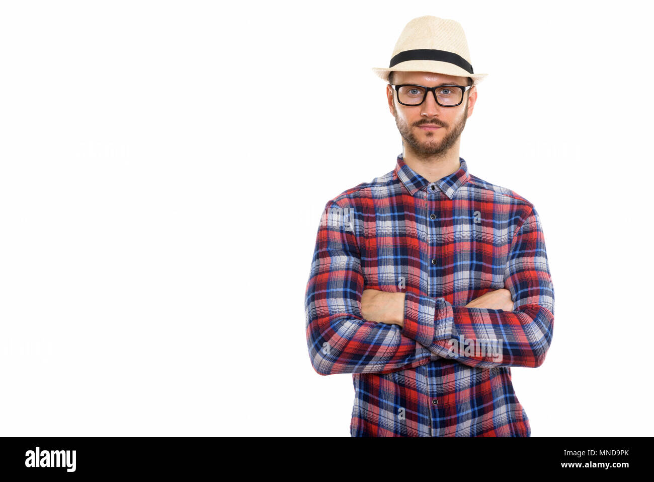 Studio shot of young man Cut Out Stock Images & Pictures - Alamy