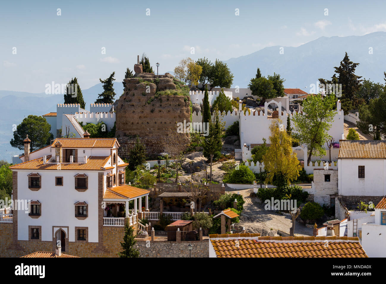 comares. Spanish village. Spain Stock Photo - Alamy