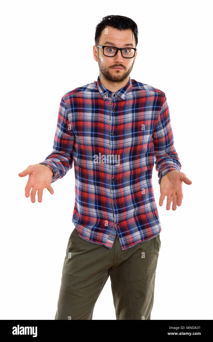Confused man Cut Out Stock Images & Pictures - Alamy
