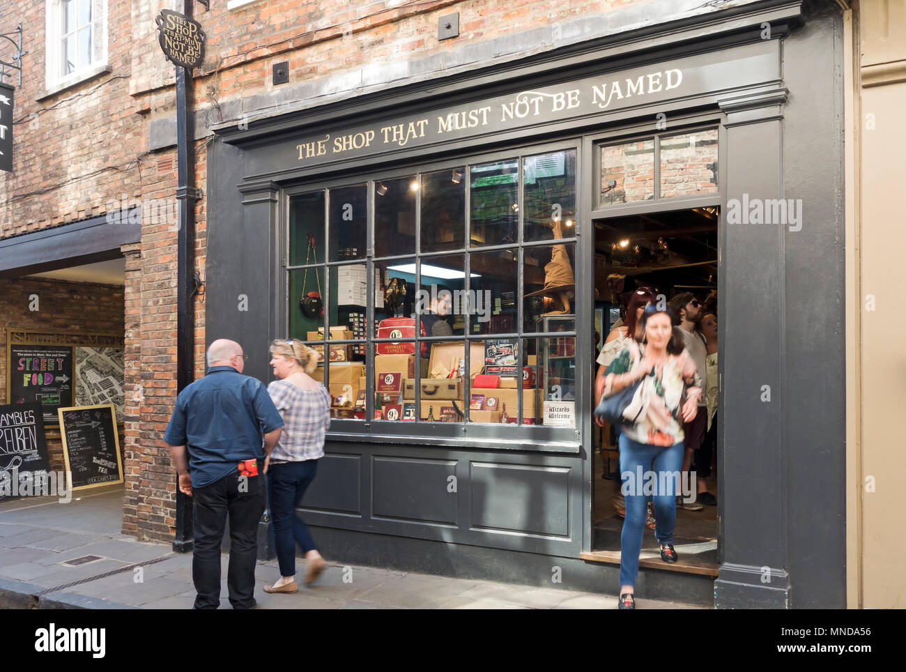 The Shop That Must Not Be Named store shop exterior in Shambles York ...