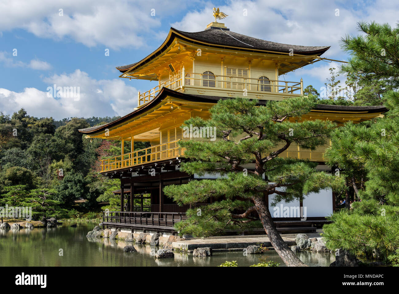 The Golden Pavilion (Kinkaku-ji) and its beautiful garden in Kyoto ...