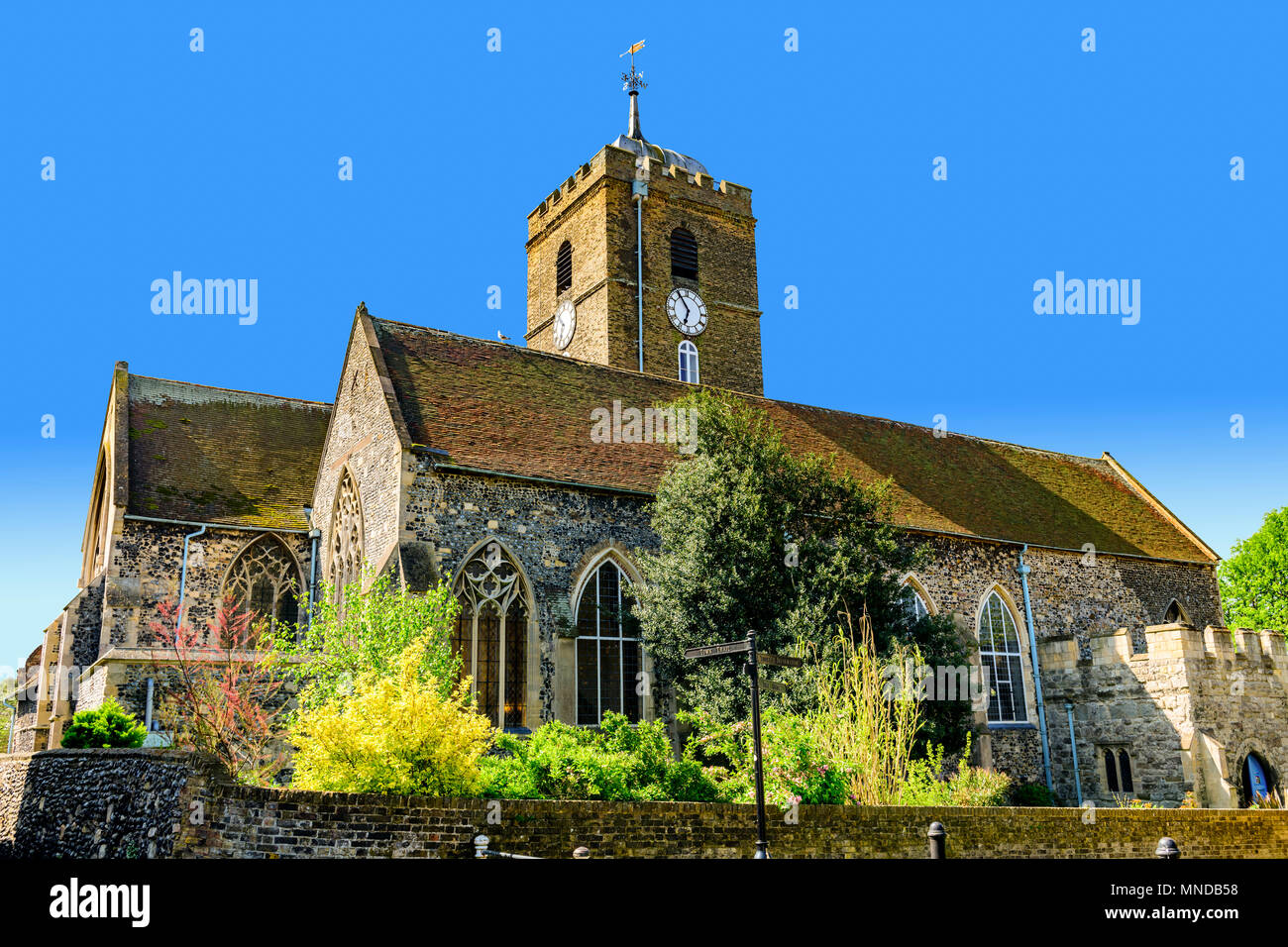 St Peter's church sandwich Stock Photo - Alamy