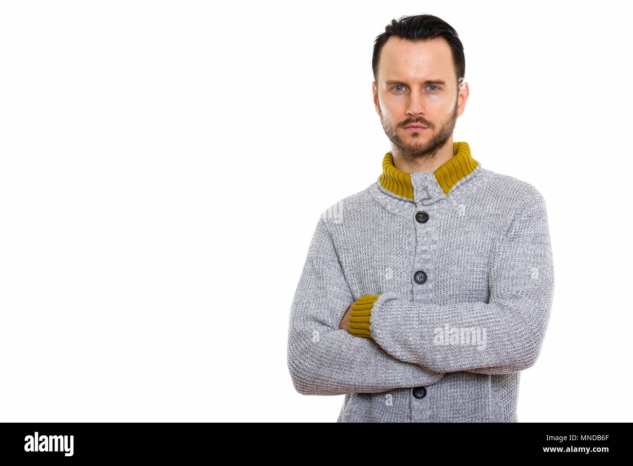 Studio shot of young man Cut Out Stock Images & Pictures - Alamy