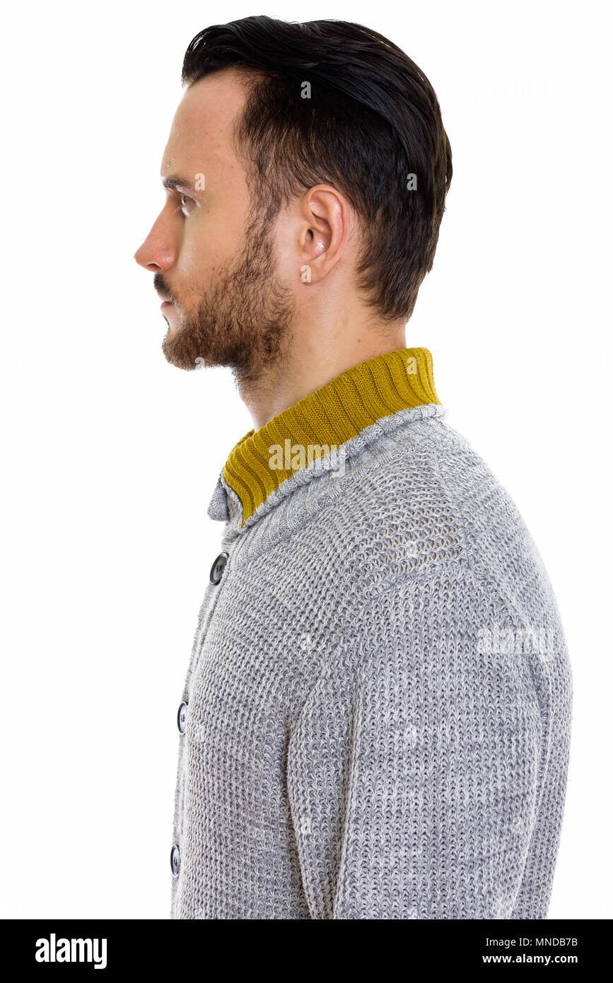 Man profile view hi-res stock photography and images - Alamy