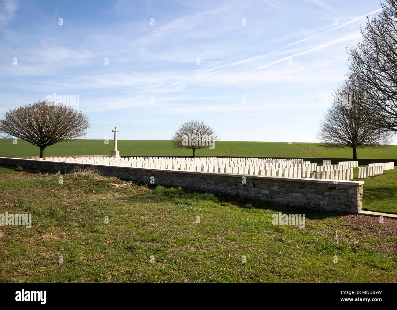 Prospect Hill CWGC Cemetery of the Great War Stock Photo - Alamy