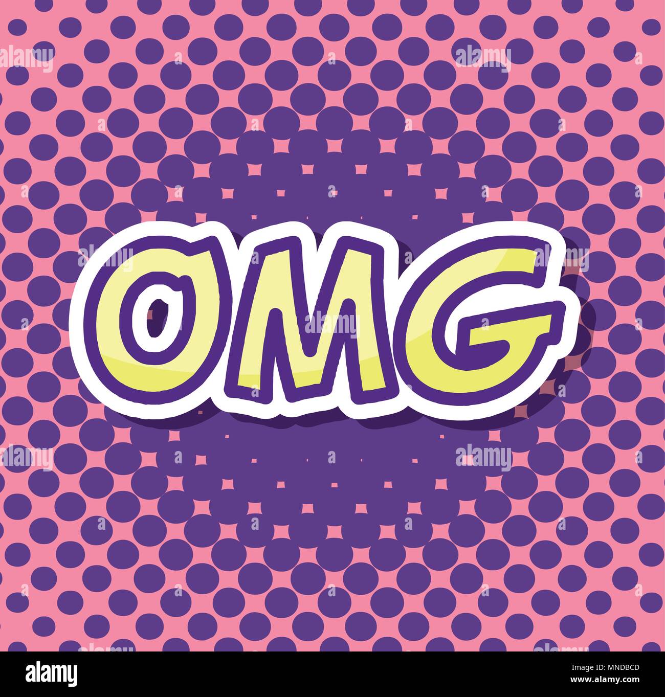 Oh my God pop art cartoons Stock Vector Image & Art - Alamy