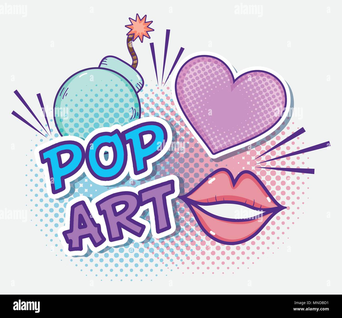 Pop art cartoons Stock Vector Image & Art - Alamy
