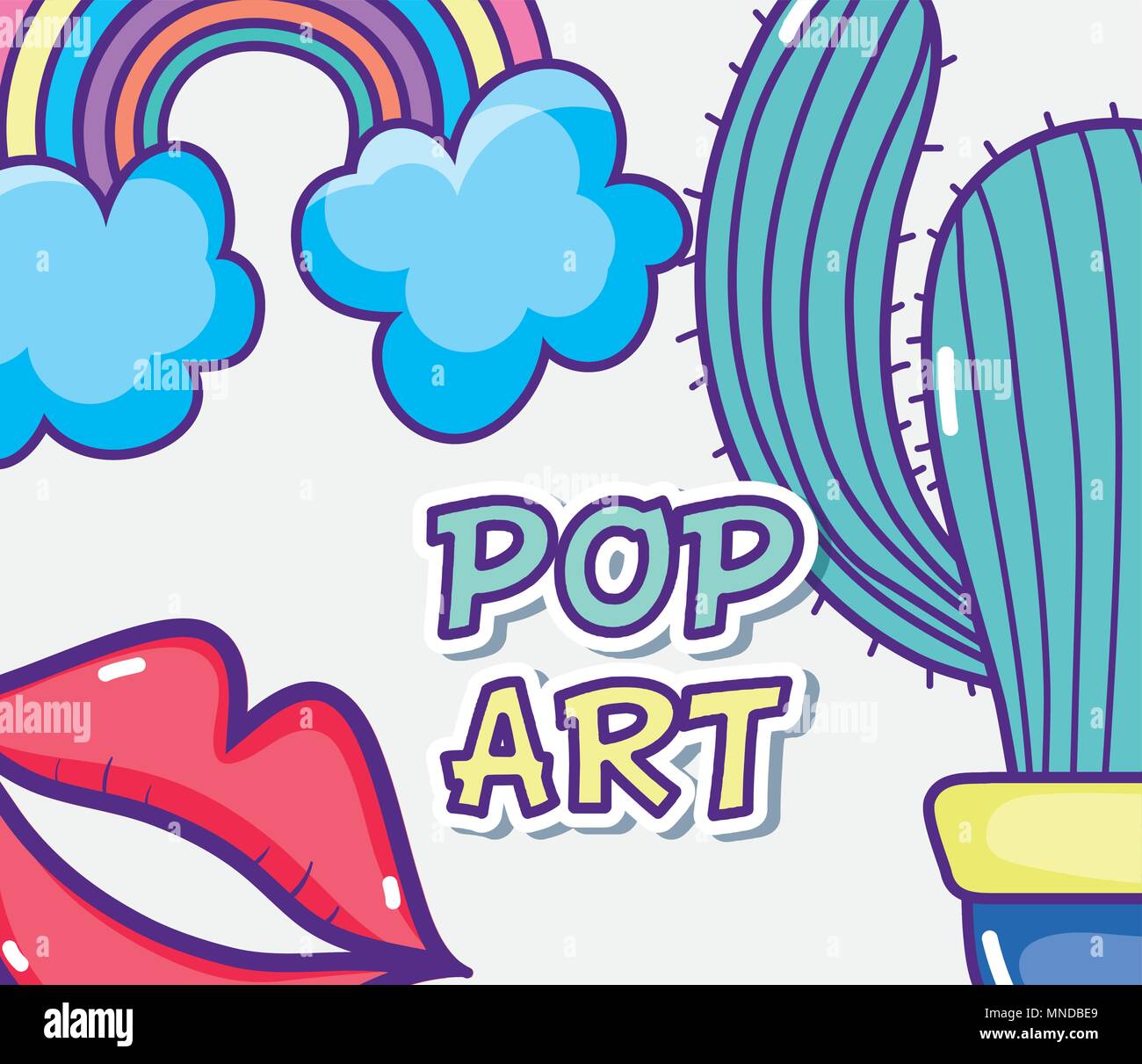 Pop art cartoons Stock Vector Image & Art - Alamy