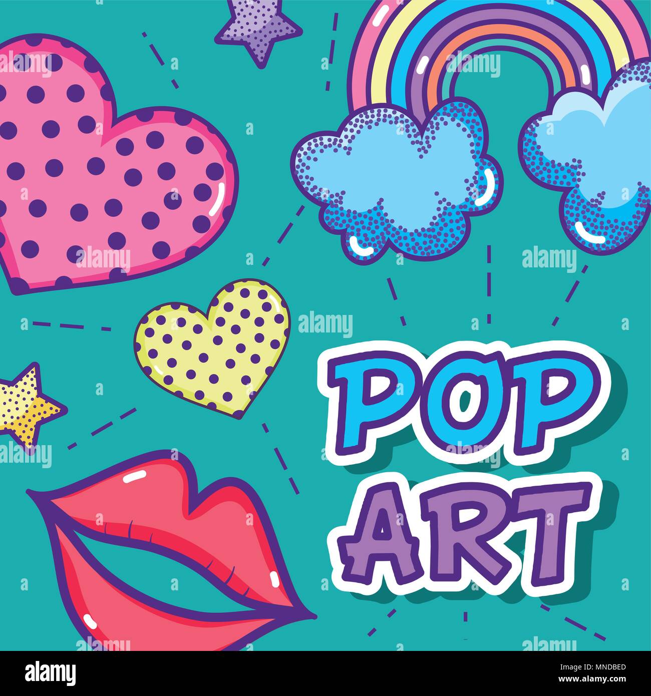 Pop art cartoons Stock Vector Image & Art - Alamy