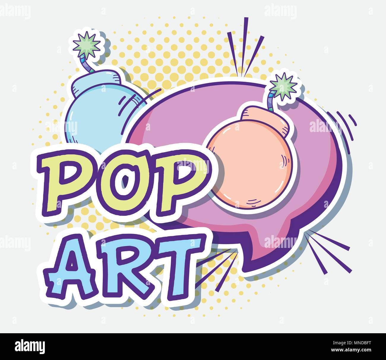 Pop art cartoons Stock Vector Image & Art - Alamy