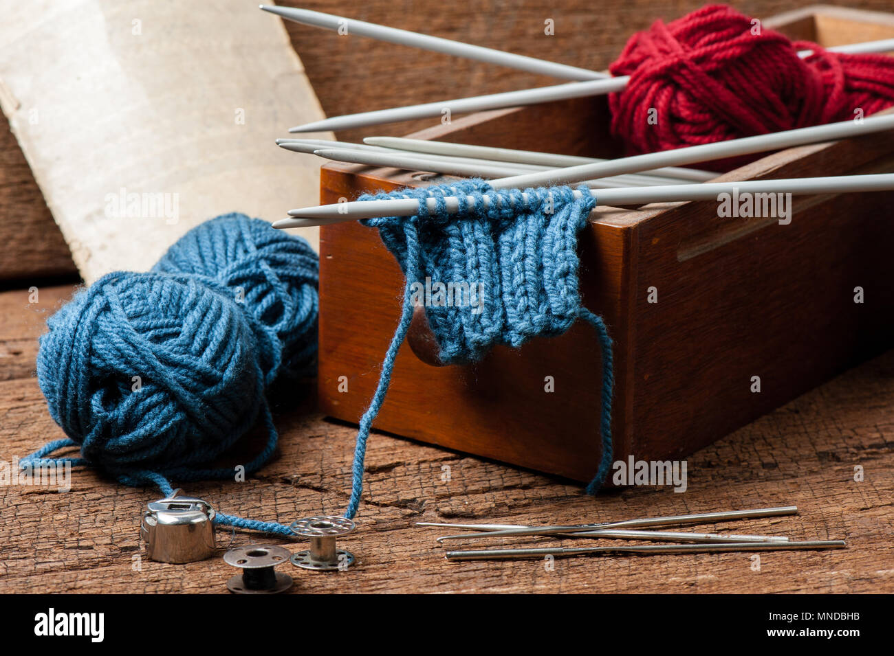 equipment for knitting and crochet (crochet hook, yarn, wool, needle ...