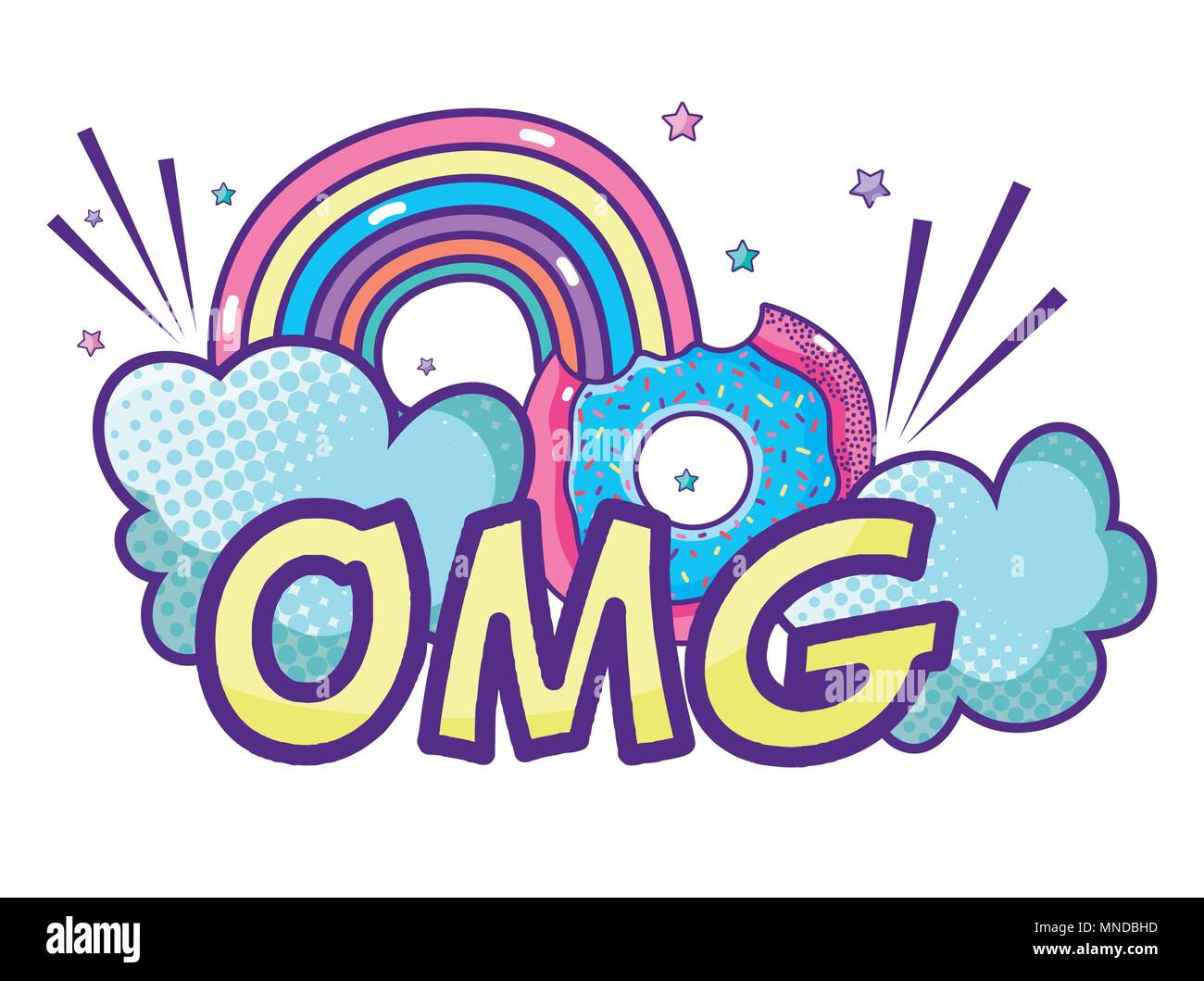 Pop art cartoons OMG Stock Vector Image & Art - Alamy