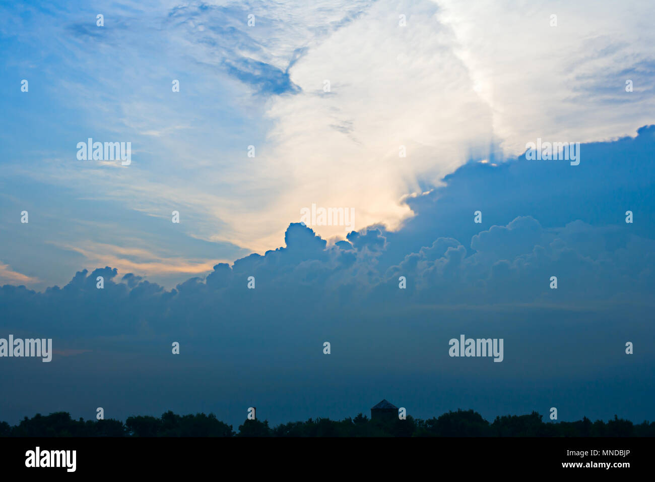 Dramatic summer sky before rain Stock Photo - Alamy