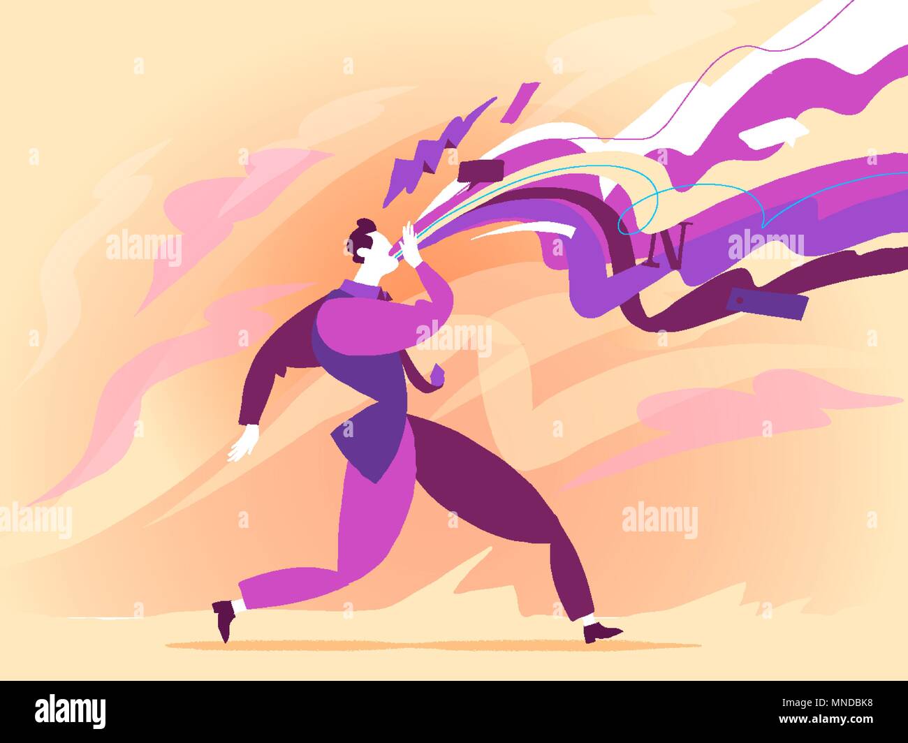 Advertising launch Stock Vector Images - Alamy