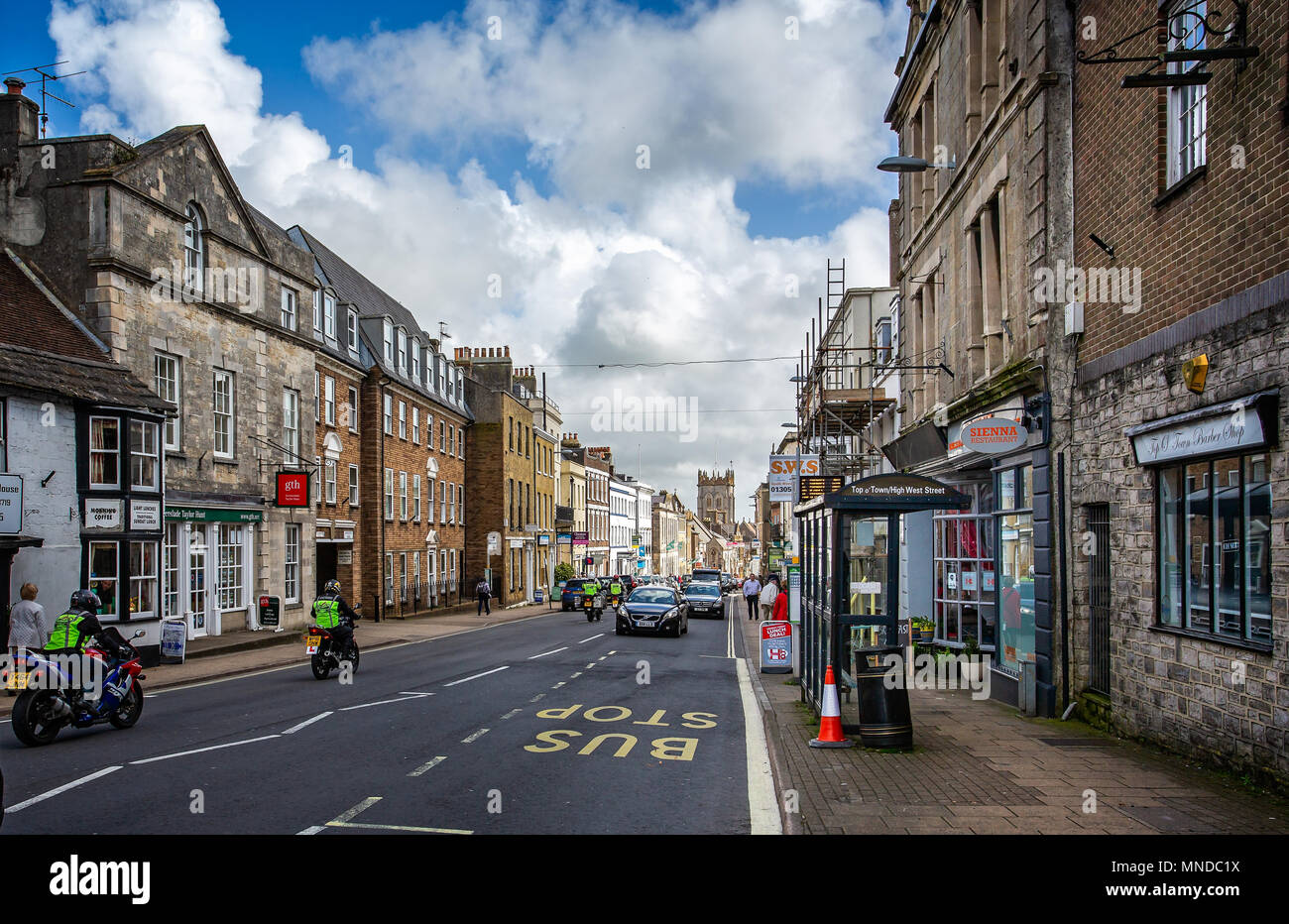 High Street Shops In Dorchester High Resolution Stock Photography and ...