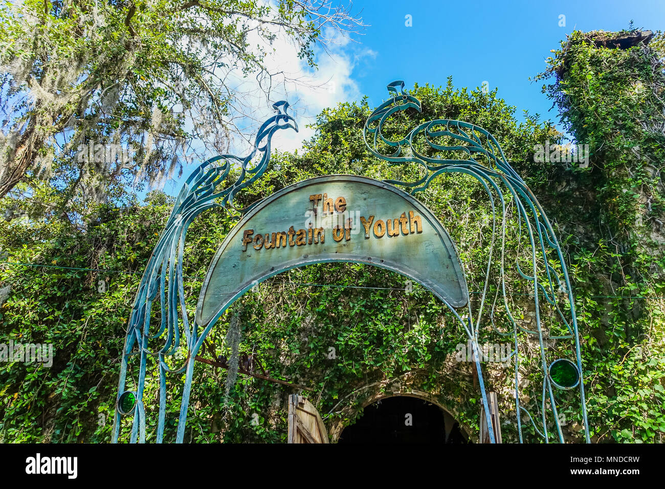 Fountain of youth archaeological park hi-res stock photography and ...